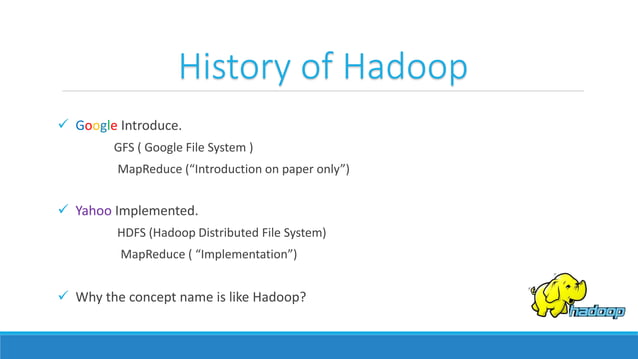 Hadoop introduction | PPT