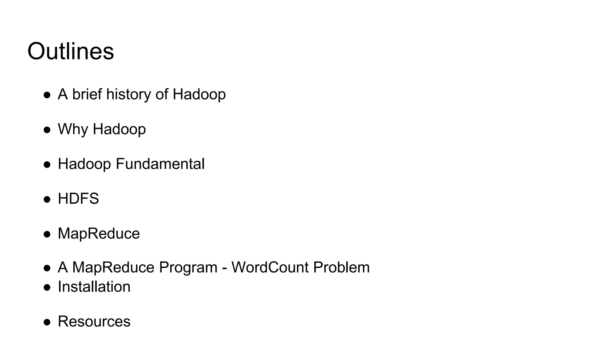 Hadoop introduction | PPT Hadoop introduction | PPT