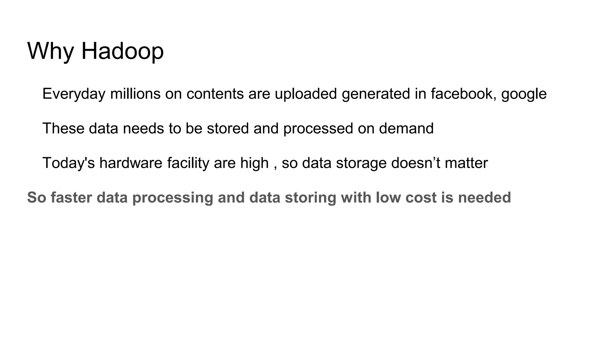 Hadoop introduction | PPTX