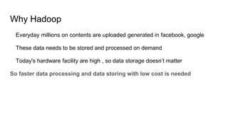 Hadoop introduction | PPTX