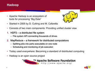 Distributed Computing with Apache Hadoop. Introduction to MapReduce. | PPT
