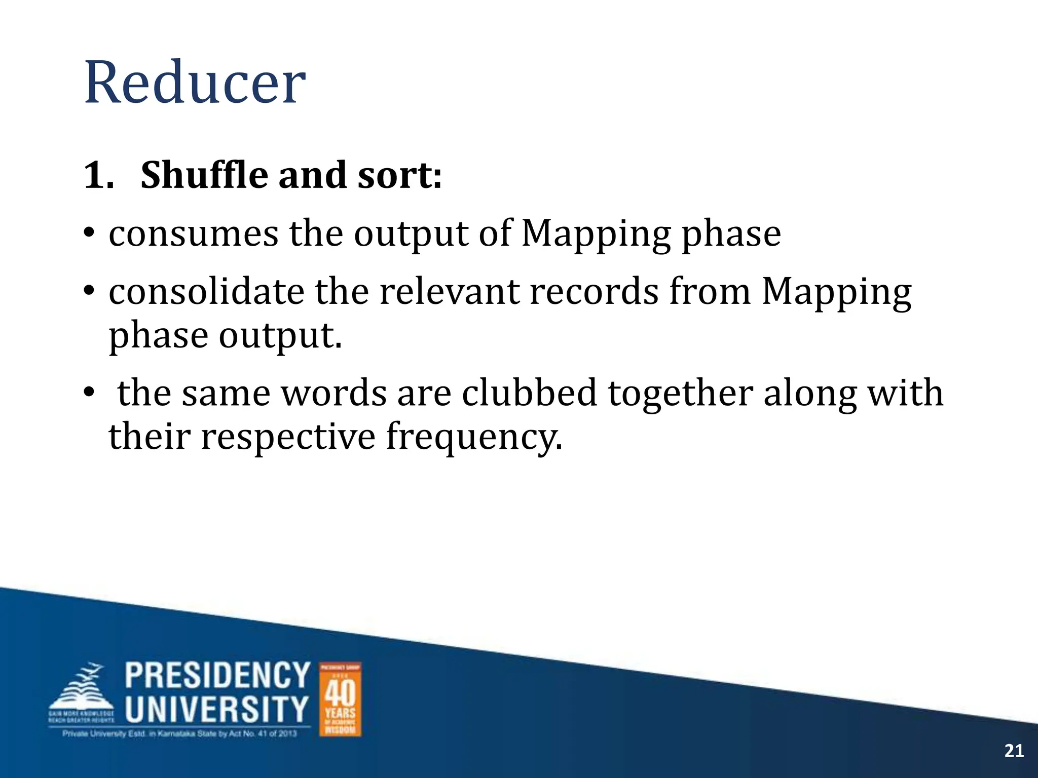 Hadoop Map-Reduce from the subject: Big Data Analytics | PPT