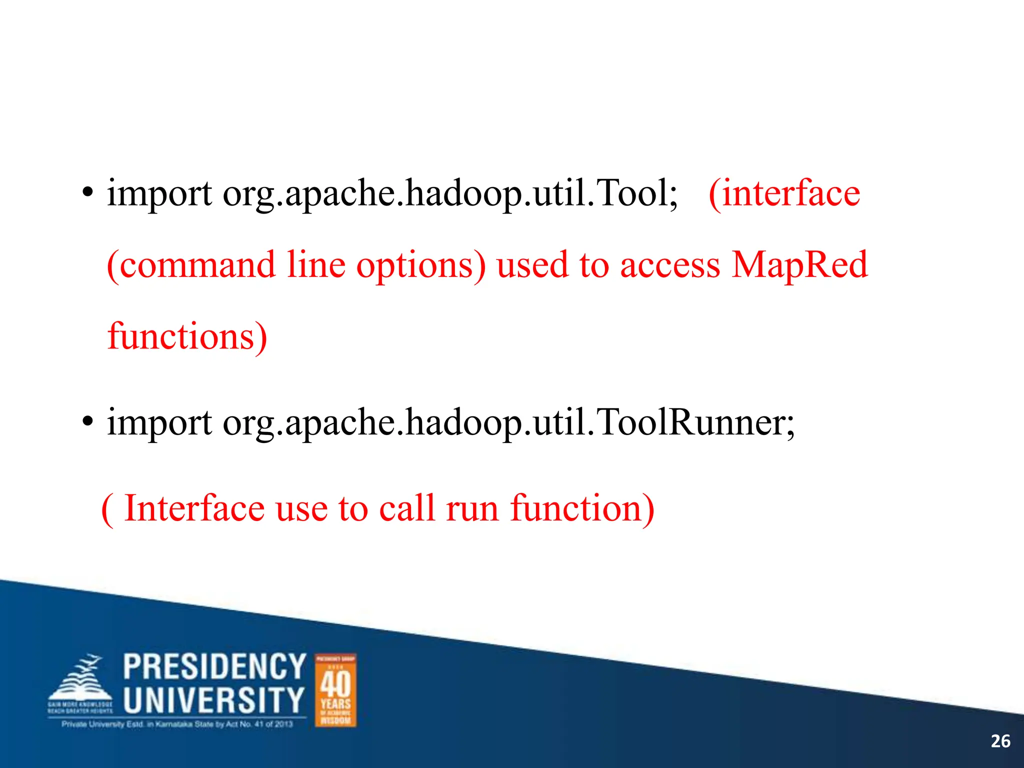 Hadoop Map-Reduce from the subject: Big Data Analytics | PPT