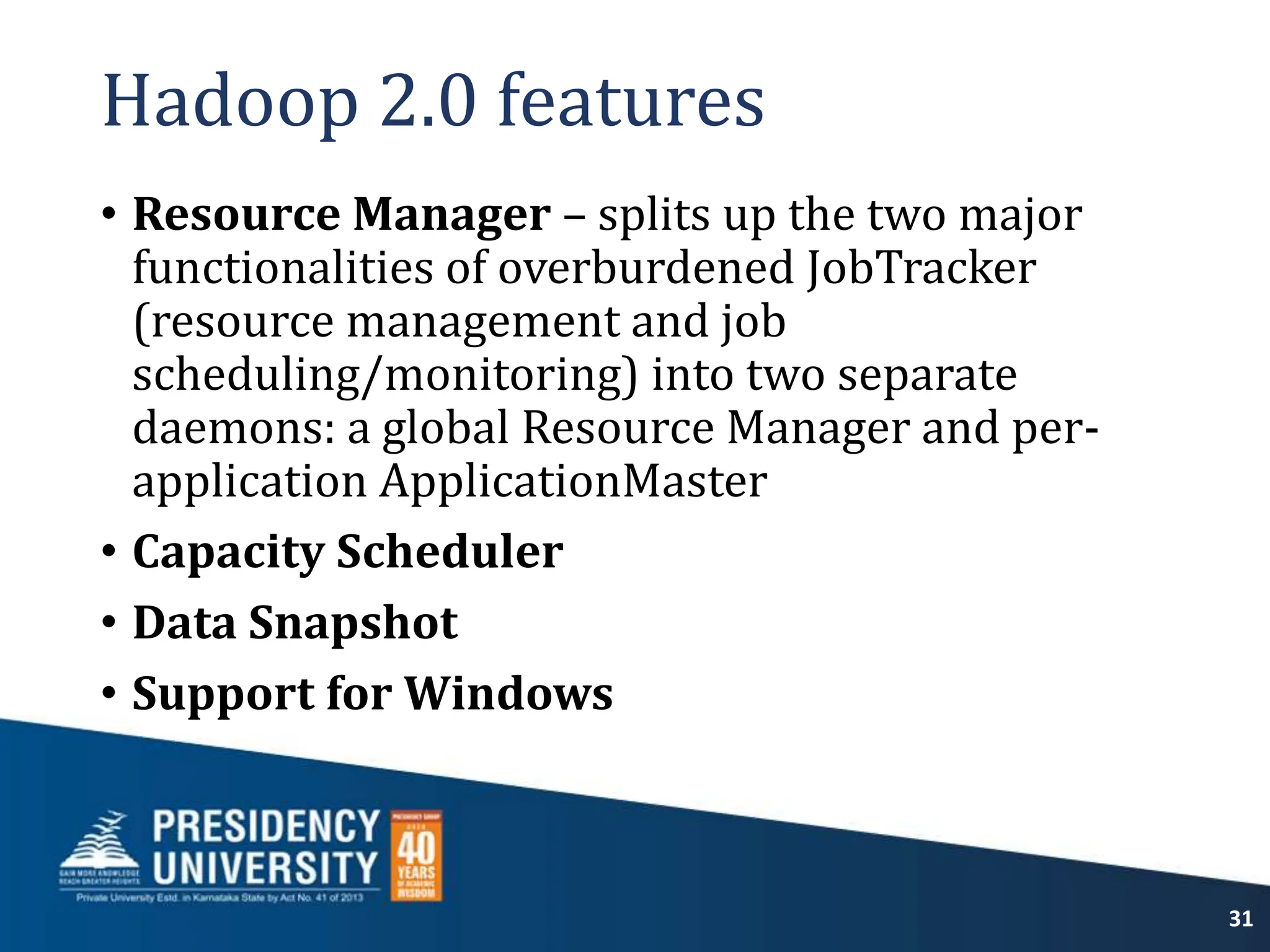 Hadoop Map-Reduce from the subject: Big Data Analytics | PPT