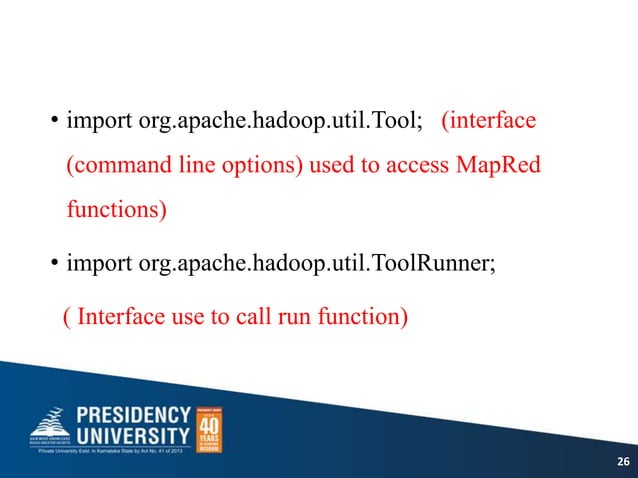 Hadoop Map-Reduce from the subject: Big Data Analytics | PPT