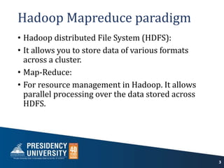 Hadoop Map-Reduce from the subject: Big Data Analytics | PPT
