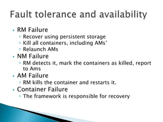 Hadoop mapreduce and yarn frame work- unit5 | PPT