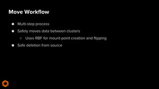 Hadoop Meetup Jan 2019 - Router-Based Federation and Storage Tiering | PPTX