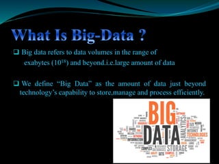 Hadoop: A distributed framework for Big Data | PPT