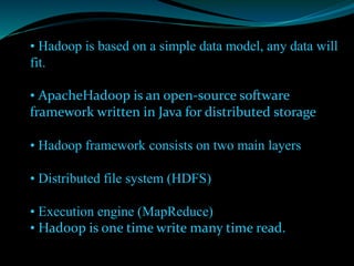 Hadoop: A distributed framework for Big Data | PPT