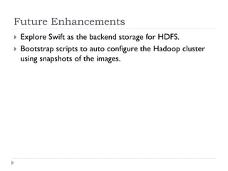 Hadoop on OpenStack | PDF
