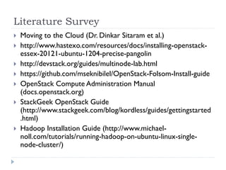 Hadoop on OpenStack | PDF