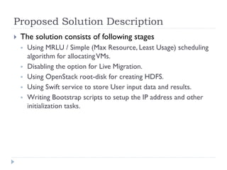 Hadoop on OpenStack | PDF
