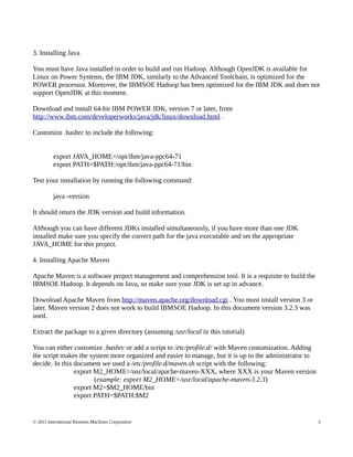 Building Apache Hadoop from source on IBM Power Systems | PDF