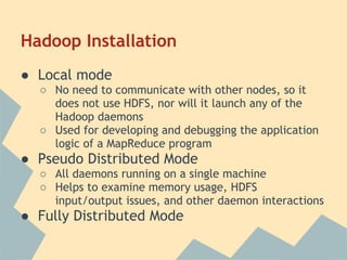 Hadoop operations basic | PPT