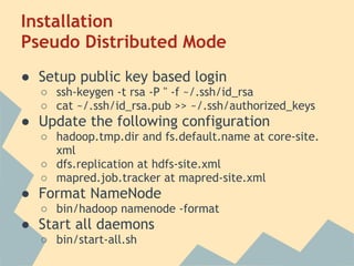 Hadoop operations basic | PPT