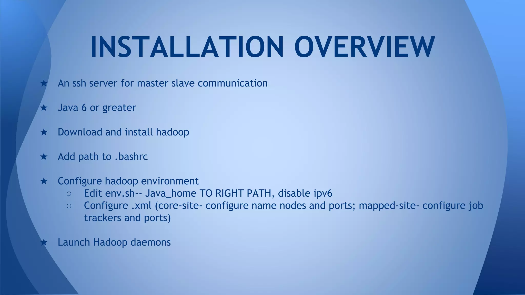 Hadoop overview | PPT
