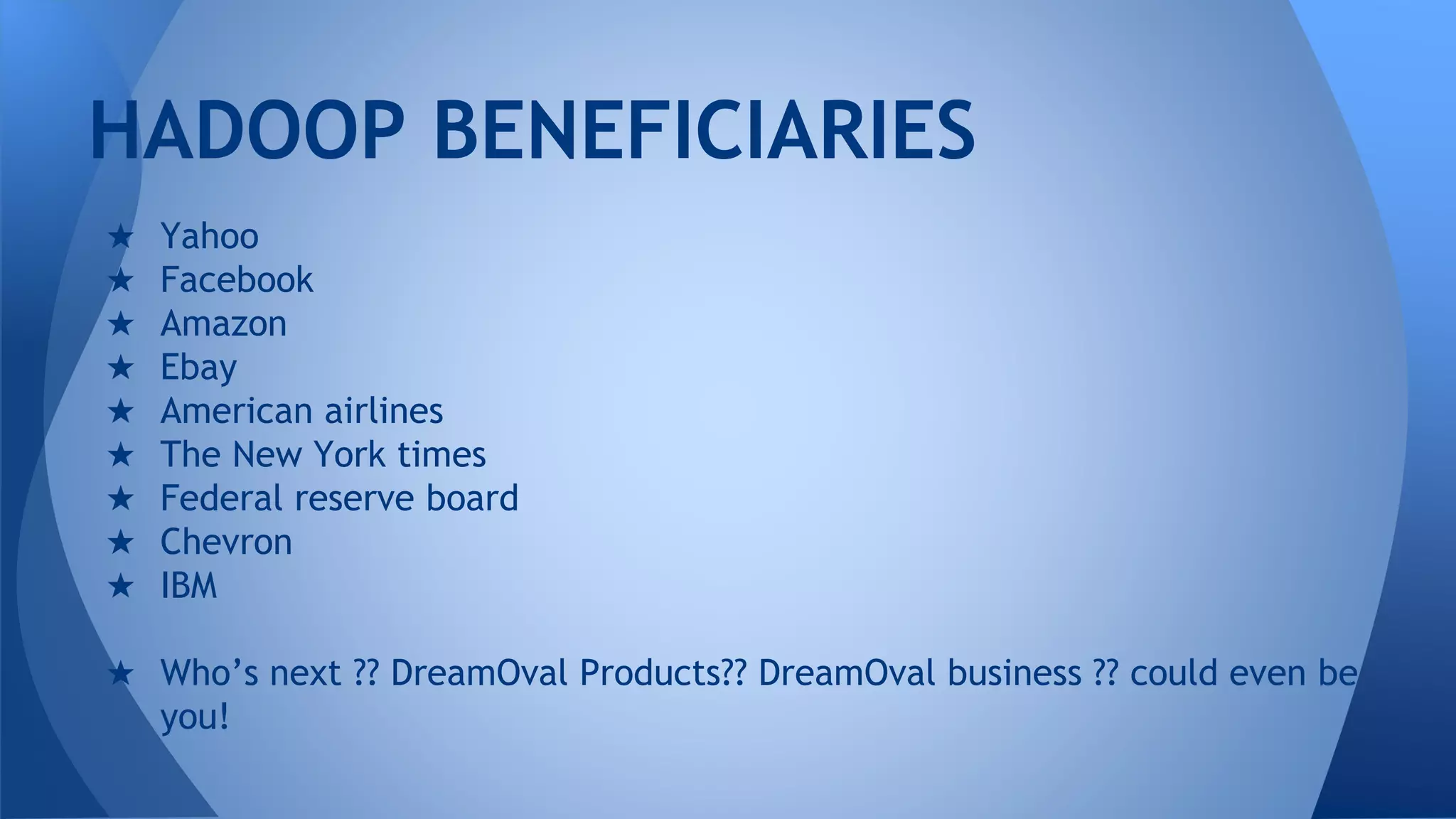 Hadoop overview | PPT