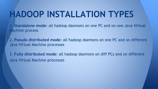 Hadoop overview | PPT