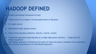 Hadoop overview | PPT