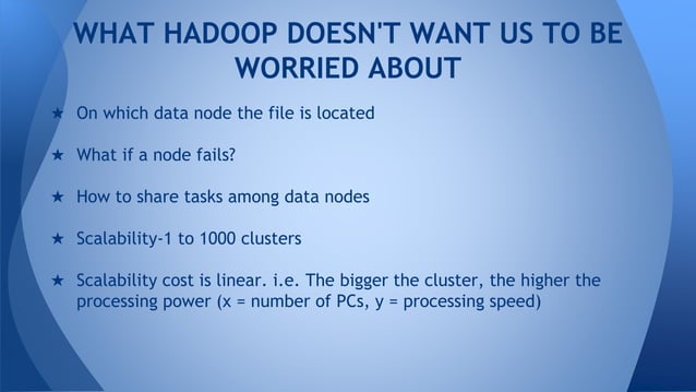 Hadoop overview | PPT