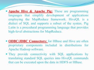 ETL big data with apache hadoop | PPTX | Cloud Computing | Internet