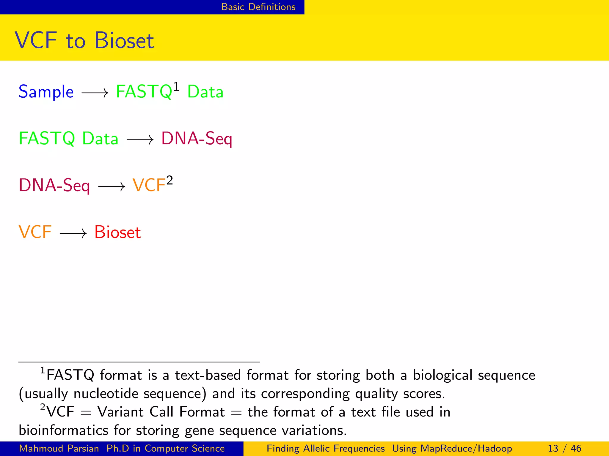 Finding Allelic Frequencies Using MapReduce/Hadoop | PDF