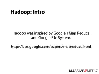 Hadoop Pig: MapReduce the easy way! | PPT