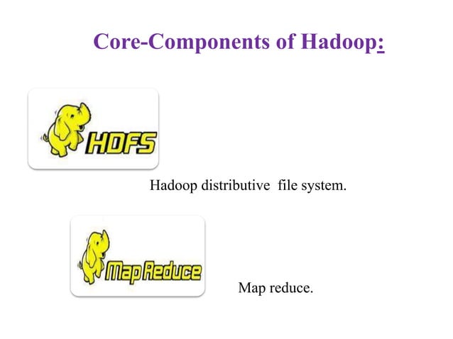 Hadoop Technology Ppt