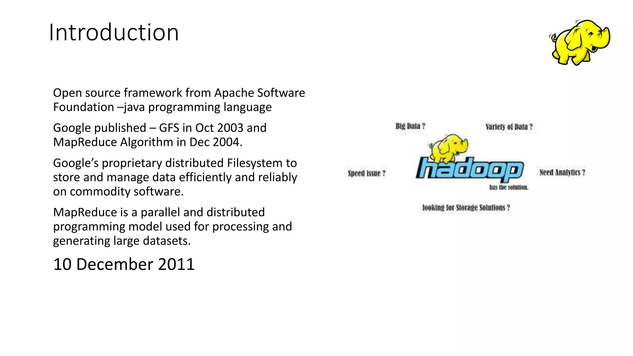 Basic Hadoop Architecture V1 vs V2 | PPTX