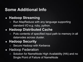 Intro to Apache Hadoop | PDF