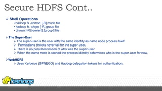 Hadoop security | PPT