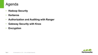 Hadoop security | PPT