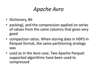 Hadoop storage | PPTX | Databases | Computer Software and Applications