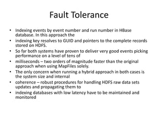 Hadoop storage | PPTX | Databases | Computer Software and Applications