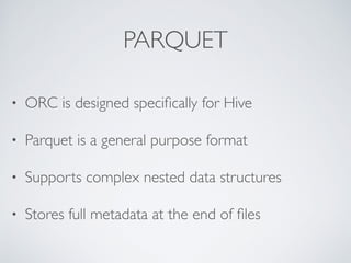 Data Storage Formats in Hadoop | PDF