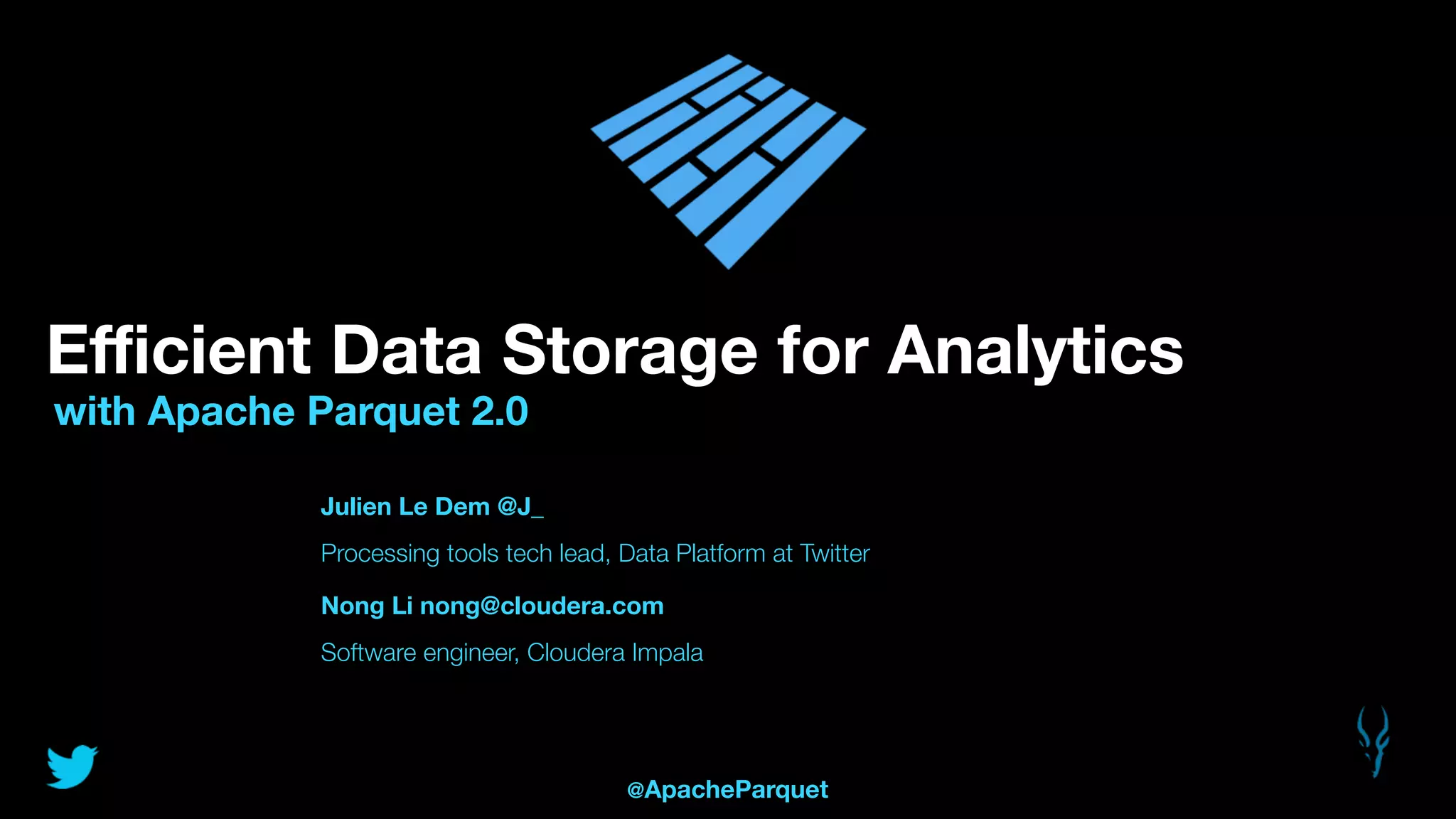 Efficient Data Storage for Analytics with Apache Parquet 2.0 | PDF