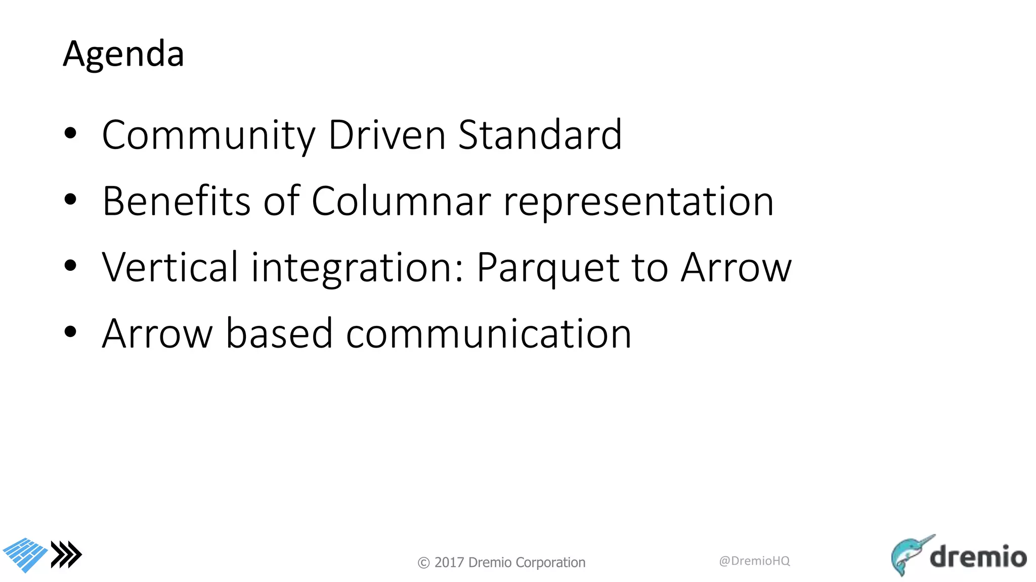 The Columnar Roadmap Apache Parquet And Apache Arrow Ppt