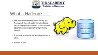 Hadoop training in bangalore | PPTX | Computing | Technology & Computing