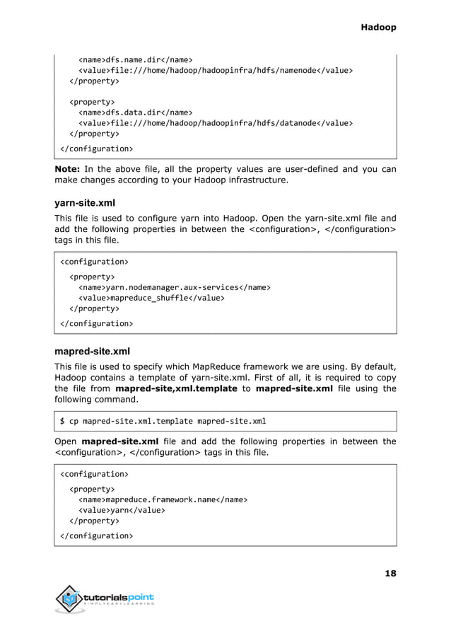 Hadoop tutorial | PDF