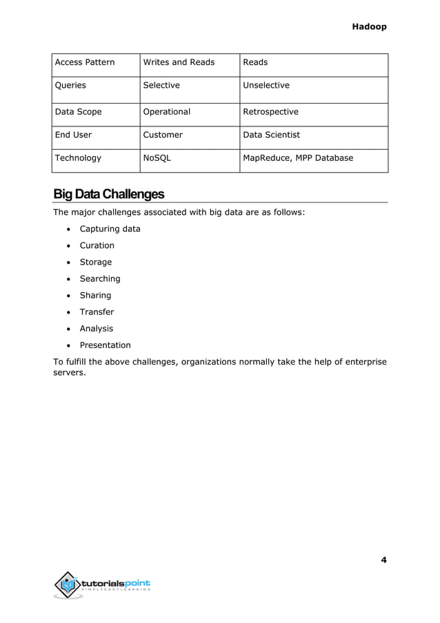 Hadoop tutorial | PDF