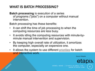 Hadoop vs Java Batch Processing JSR 352 | PPTX