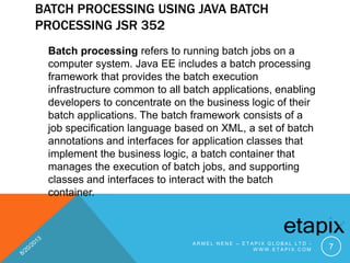 Hadoop vs Java Batch Processing JSR 352 | PPTX