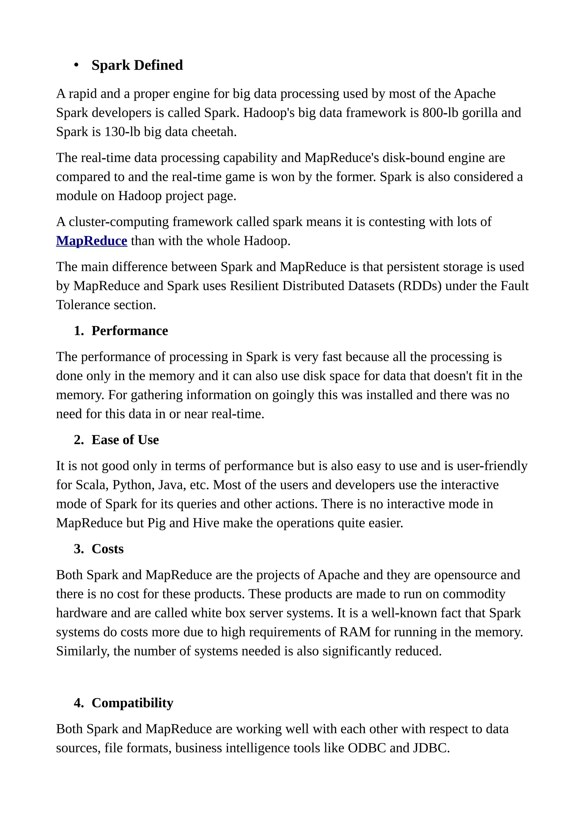 Hadoop vs spark | PDF