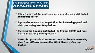 Hadoop vs Apache Spark | PPTX