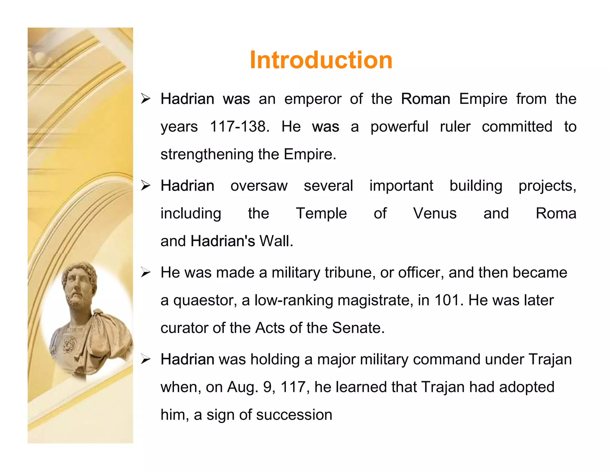 Roman Emperor Hadrian | PDF