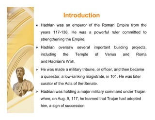 Roman Emperor Hadrian | PDF