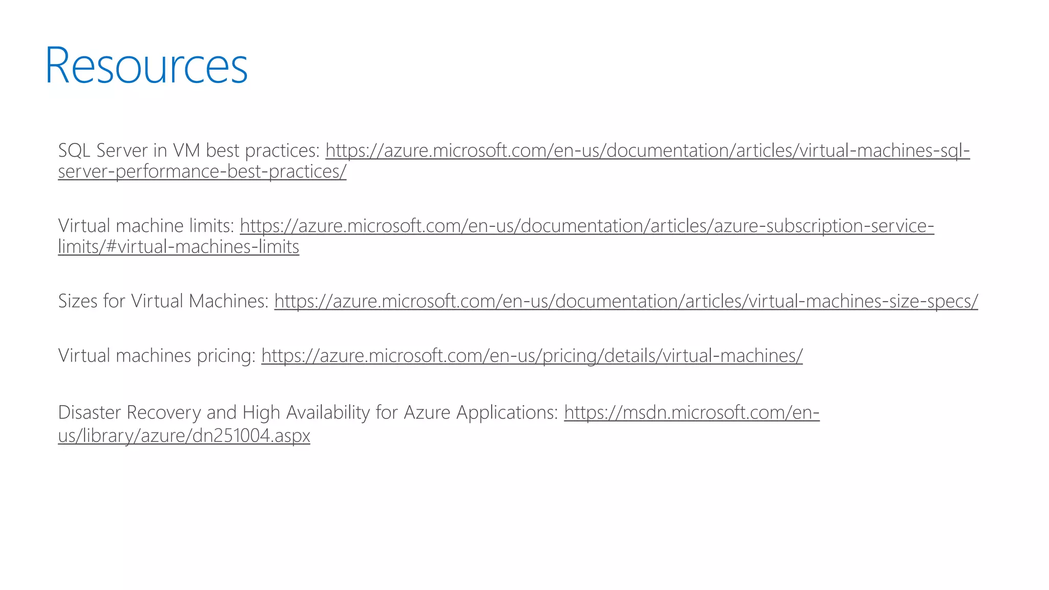 HA/DR options with SQL Server in Azure and hybrid | PPTX