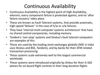 HA & DR System Design - Concepts and Solution | PPTX