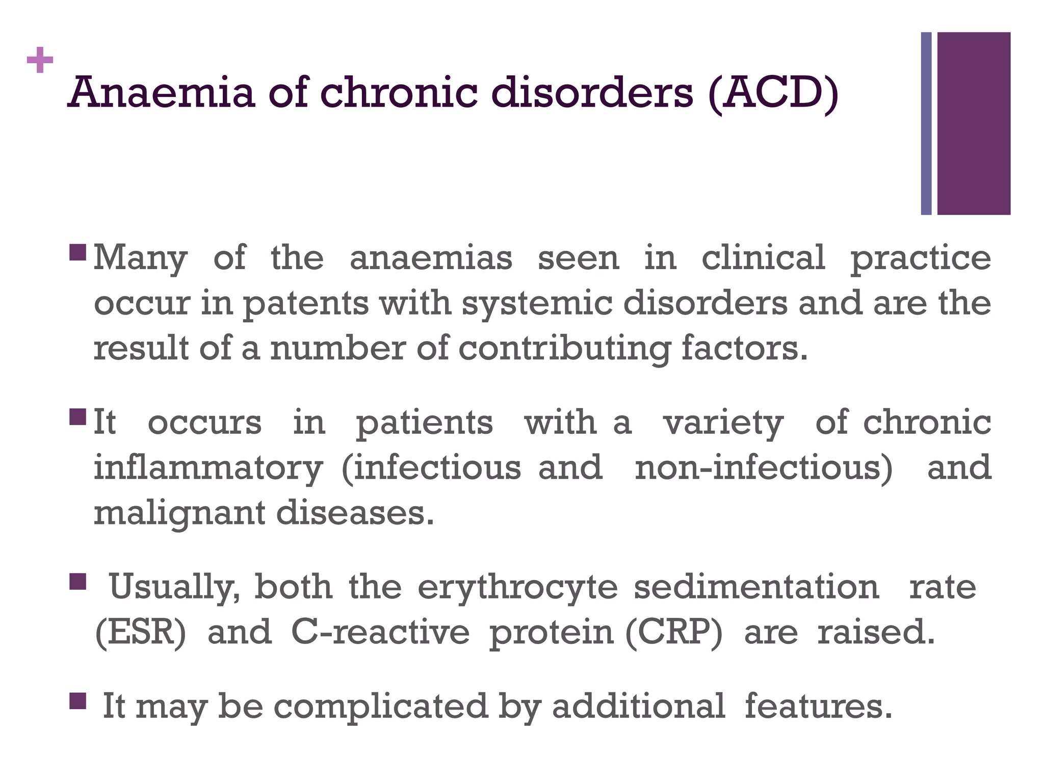 Haematological changes in systemic Disease | PPT